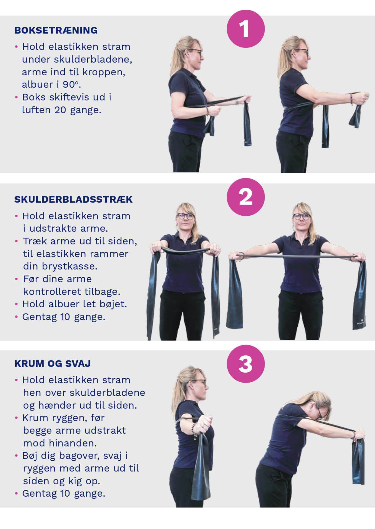 Elastiktræning forebygger smerter og skaber sammenhold - Vicuras
